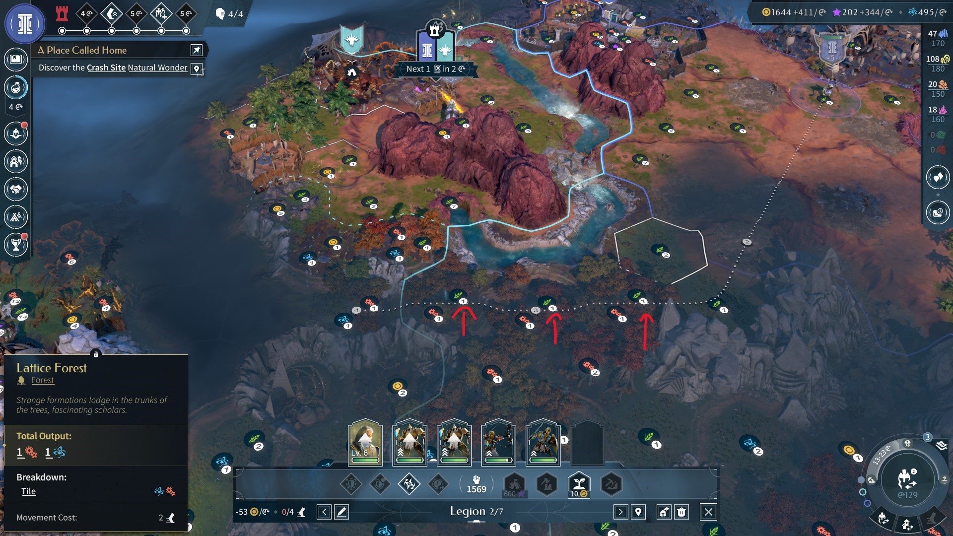 Movement path and FIDSI numbers should be easier to distinguish ...