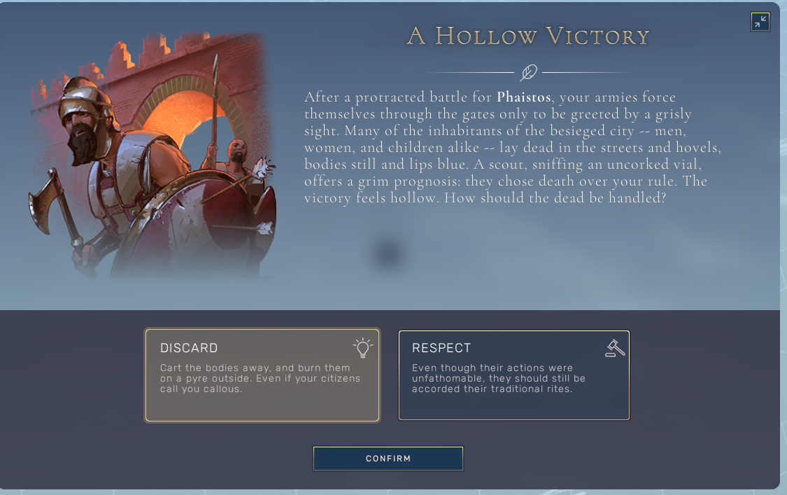 [Humankind/PC/Steam v1.0.01.0059-S10] A Hollow Victory bug - Humankind